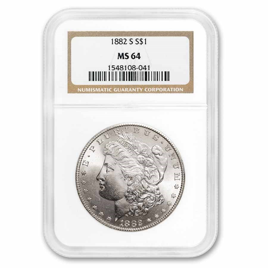 1882 S Morgan Silver Dollar Value - APMEX